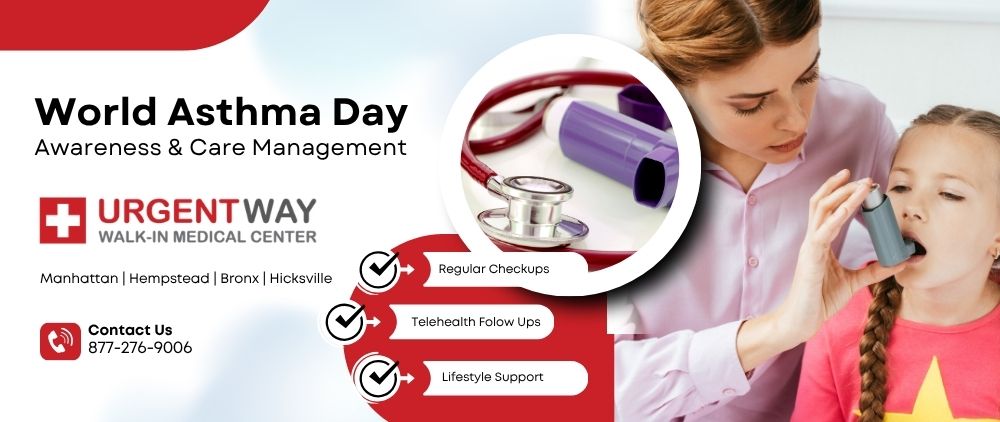 World Asthma Day, Manage Asthma with UrgentWay Care Plans